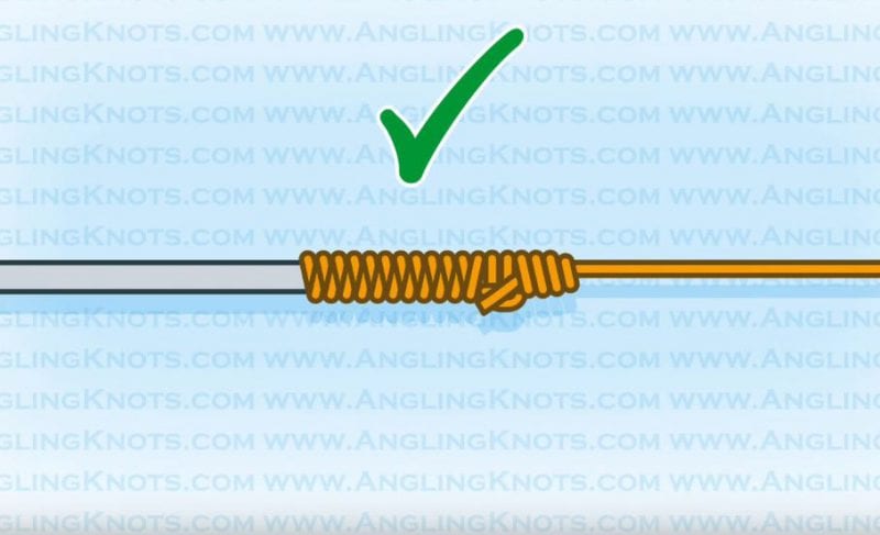 FG Knot - קשר חזק לחיבור שוק לידר לחוט בד - מפגש הדייגים